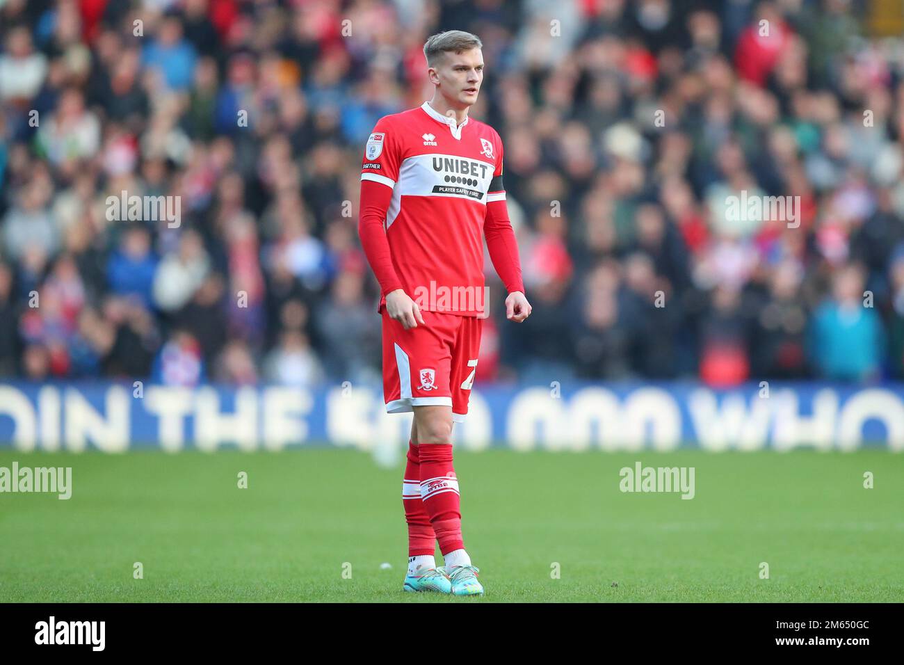 Marcus Forss #21 of Middlesbrough during the Sky Bet Championship match ...