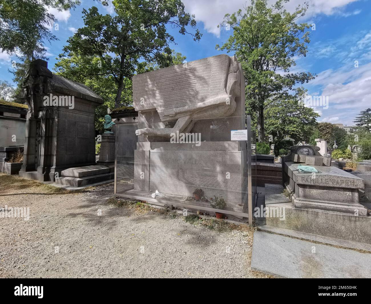 France, Paris, Pere Lachaise Cemetery is the largest cemetery in Paris ...