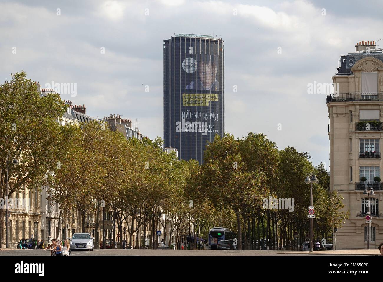 France, Paris, Tour Montparnasse is a office skyscraper, 14e ...