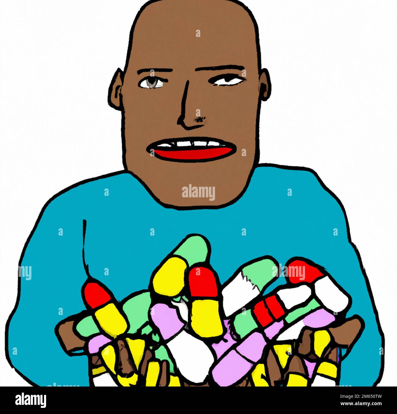 Coloured man with drugs hi-res stock photography and images - Alamy