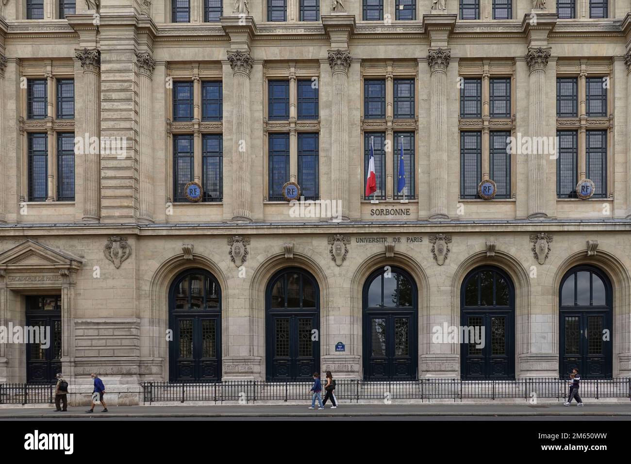 France, Paris, The Sorbonne is a building in the Latin Quarter of Paris ...