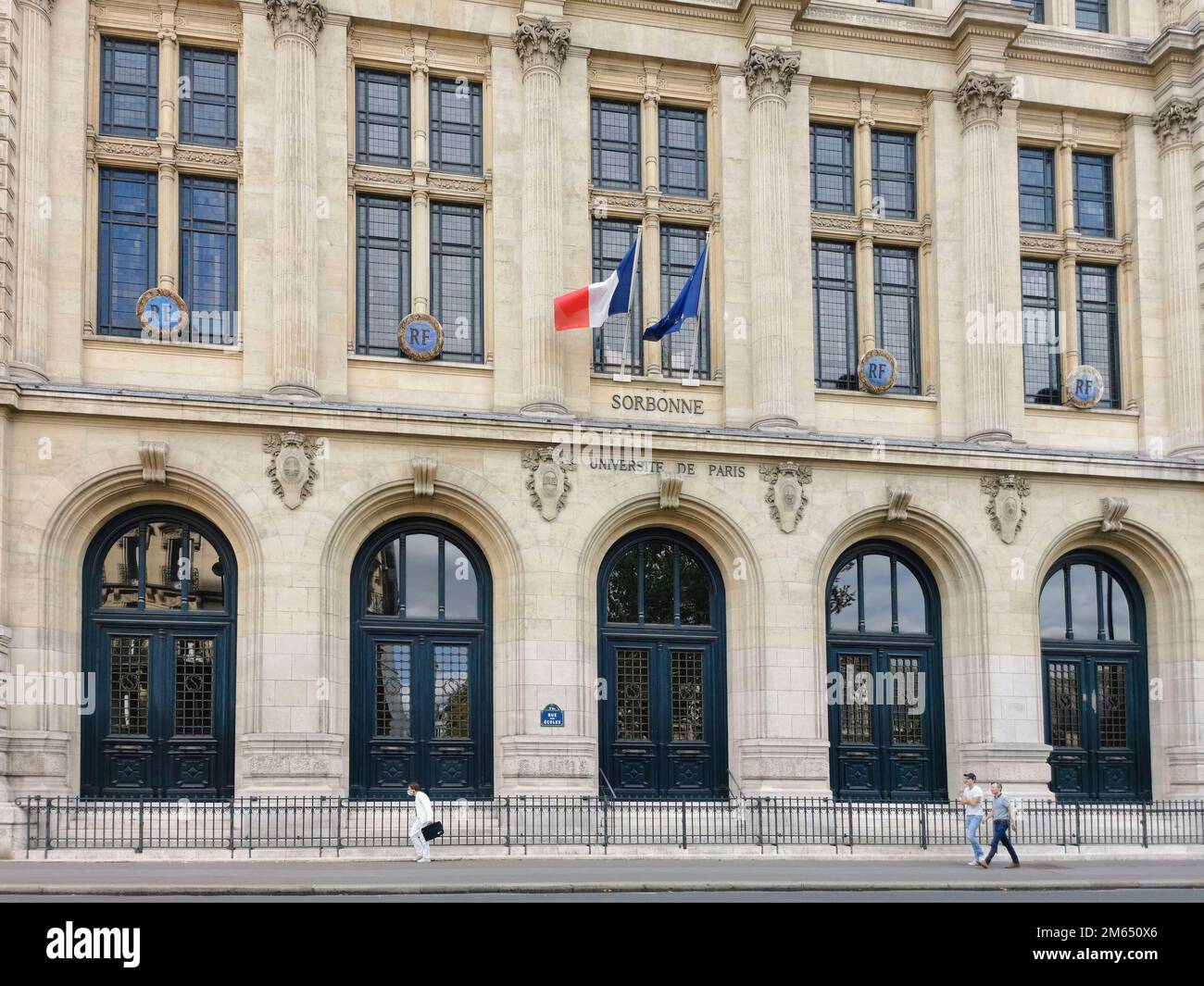 France, Paris, The Sorbonne is a building in the Latin Quarter of Paris ...