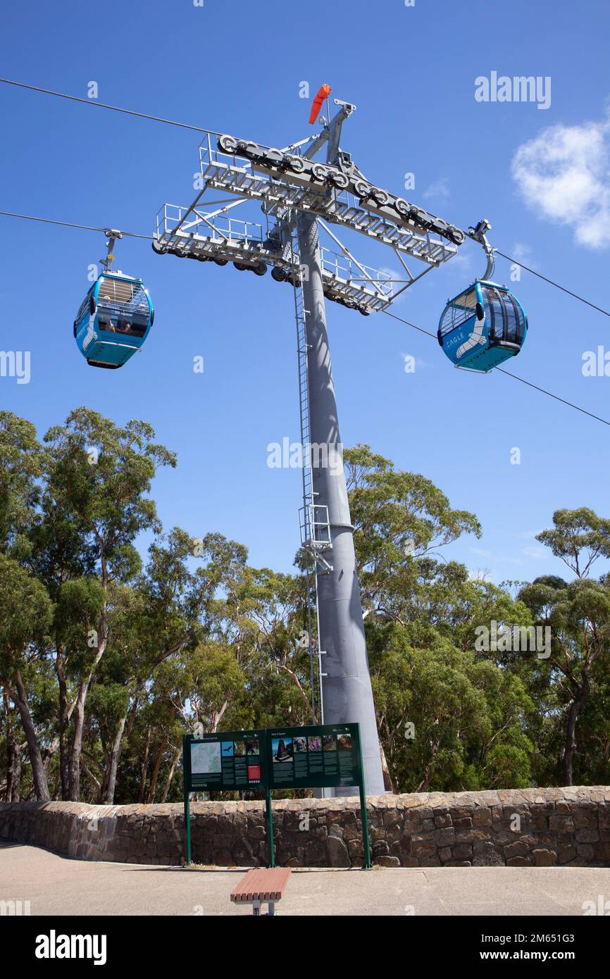 Cable Cars at Arthurs Seat in the Mornington Peninsular, Victoria ...