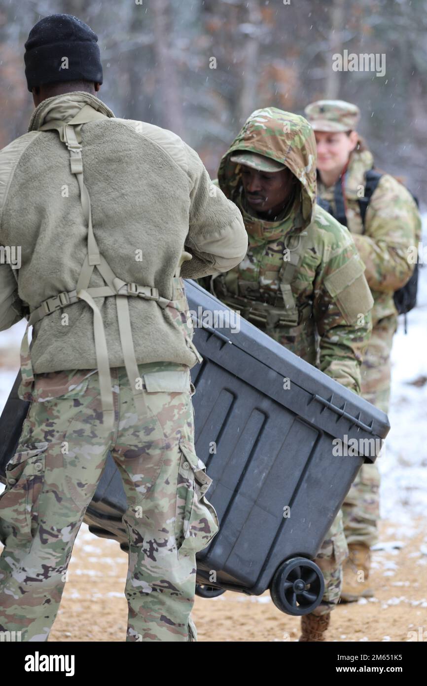 Two Soldiers from the 410th Medical Company Logistics Support from ...