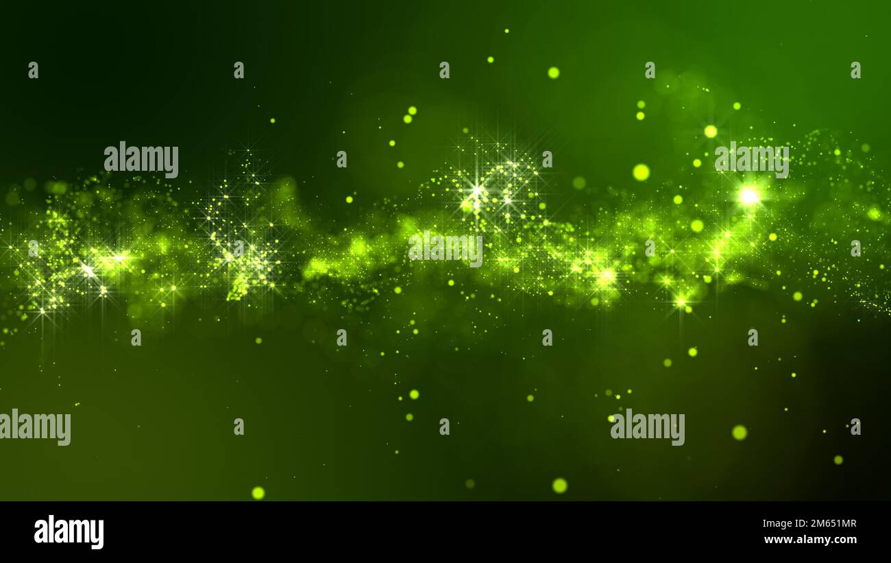 3D rendering of a bright abstract cloud made of particle structure. The ...