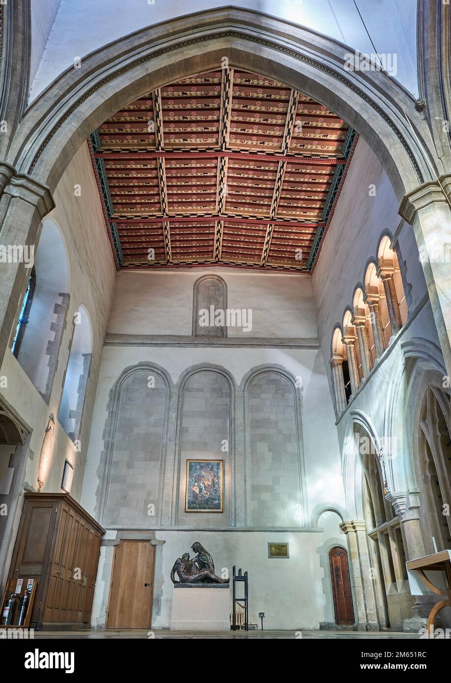 North transept in the medieval chapel at Jesus college, university of ...