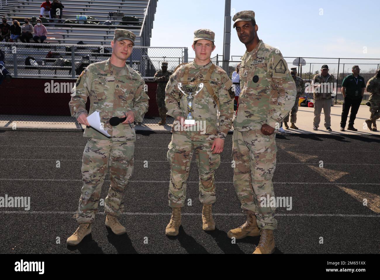 Staff Sgt. Jackson Vassighi, left, and Staff Sgt. Andre Whyne, right ...