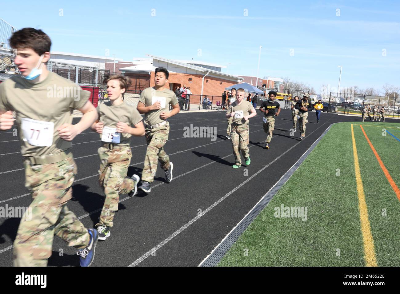 Army cadets running hi-res stock photography and images - Alamy