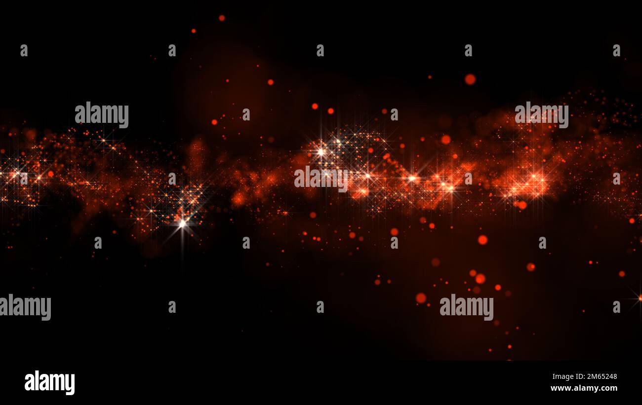 3D rendering of a bright abstract cloud made of particle structure. The ...