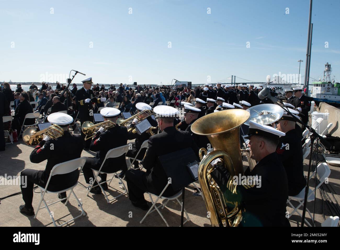 220402-N-PN850-1012 WILMINGTON, DE (Apr. 2, 2022) The Navy Band ...