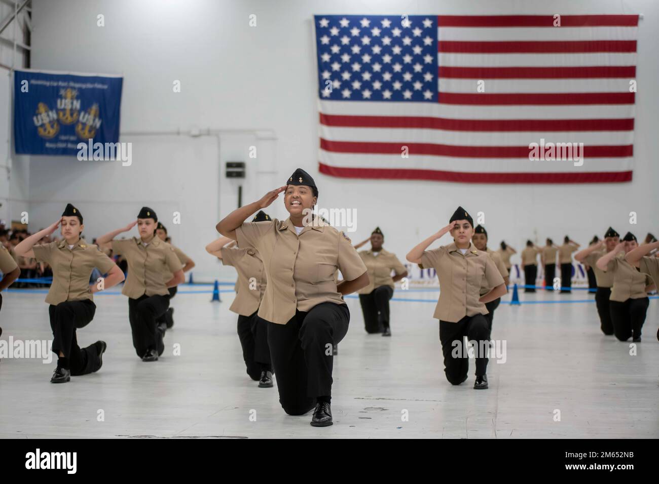 Navy junior reserve officers training corps njrotc cadets hi-res stock ...