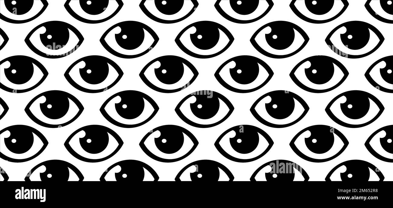 Cartoon drawing blue eye and iris. For world sight day, observed on ...