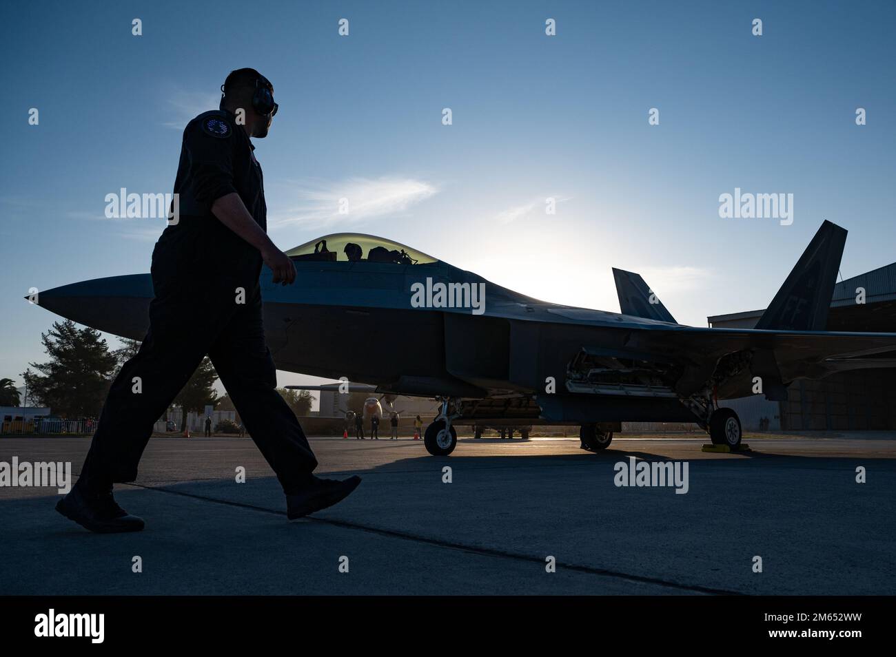 U.S. Air Force Staff Sergeant Carlos Paonessa, F-22 dedicated crew ...