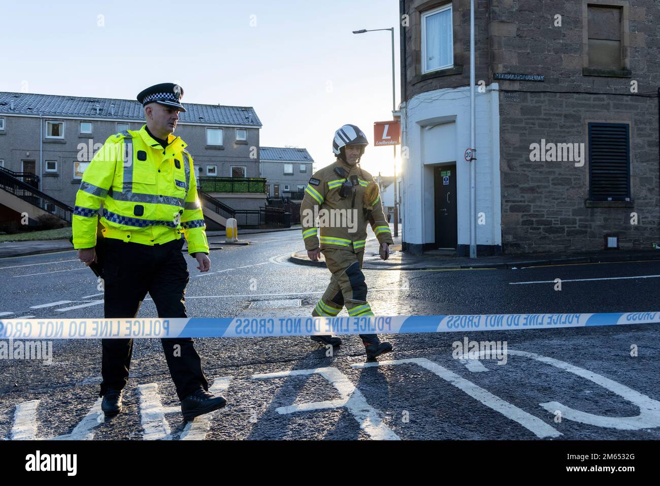 Police Scotland Chief Superintendent Phil Davison (left) and Jason ...