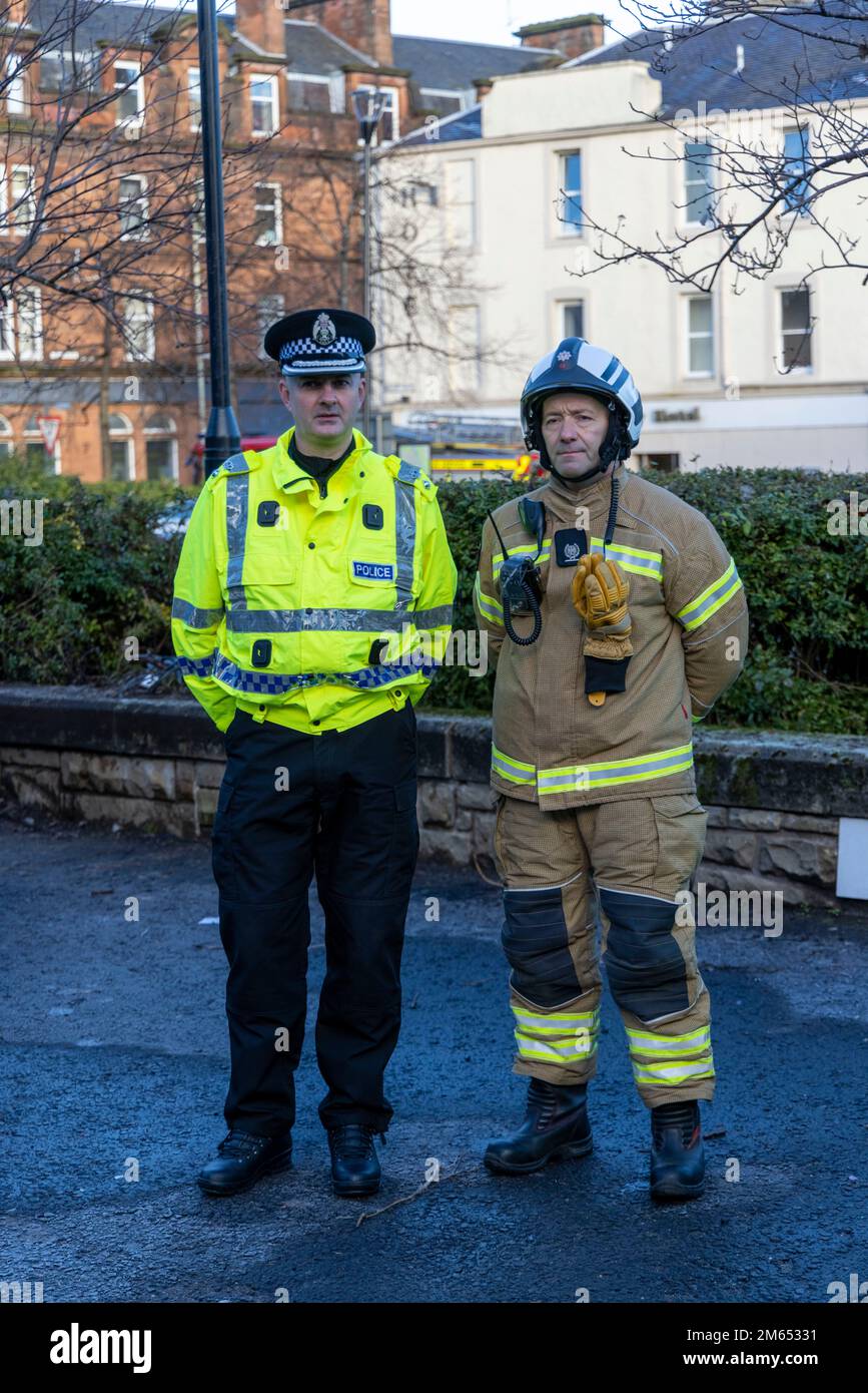 Police Scotland Chief Superintendent Phil Davison (left) and Jason ...