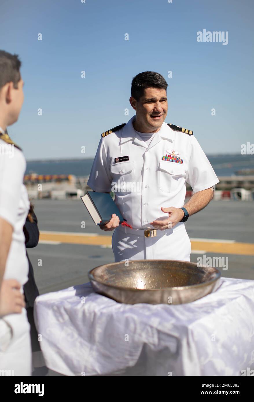 220402-N-OG067-1049 NORFOLK, VA. (April 02, 2022) -Navy Chaplain, Cmdr ...