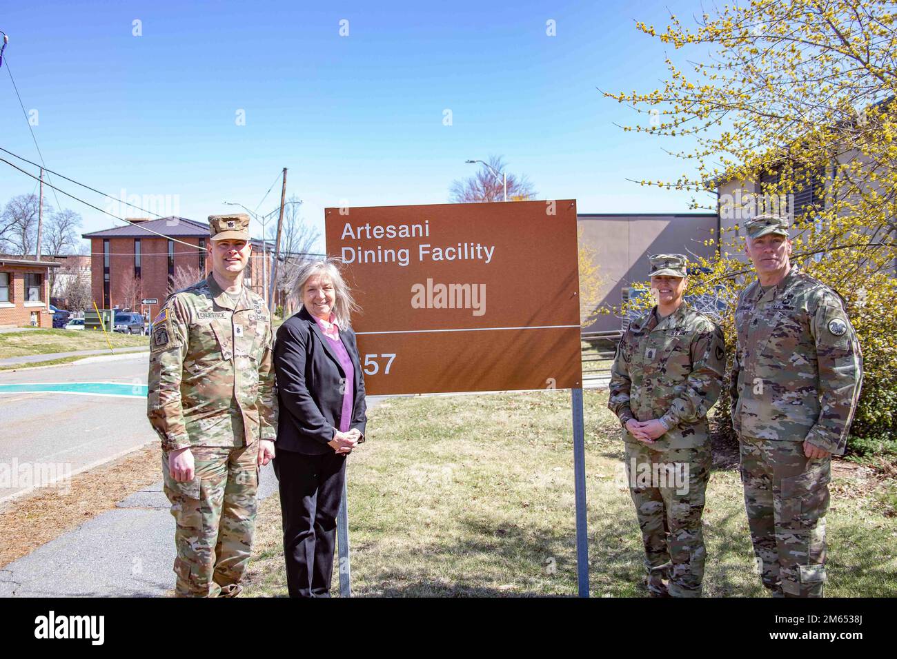 LTC Colestock, Mrs. Eileen Sullivan niece of MSG Artesani, CSM Rogers ...