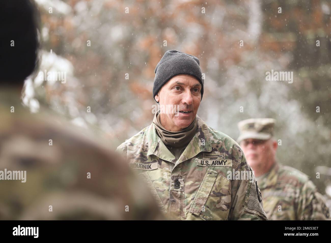 Command Sgt. Maj. Robert Boudnik, AR-MEDCOM command sergeant major ...