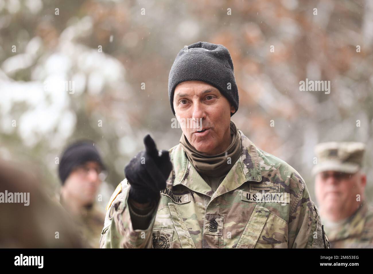 Command Sgt. Maj. Robert Boudnik, AR-MEDCOM command sergeant major ...