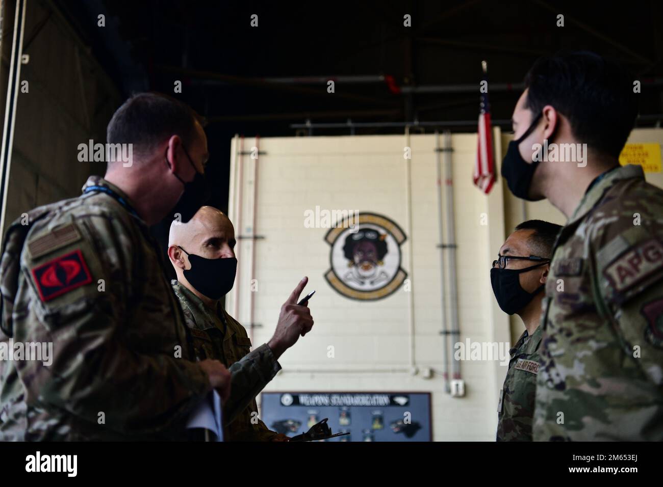 Leadership from the 8th Maintenance Group inspect Dedicated Crew Chiefs ...