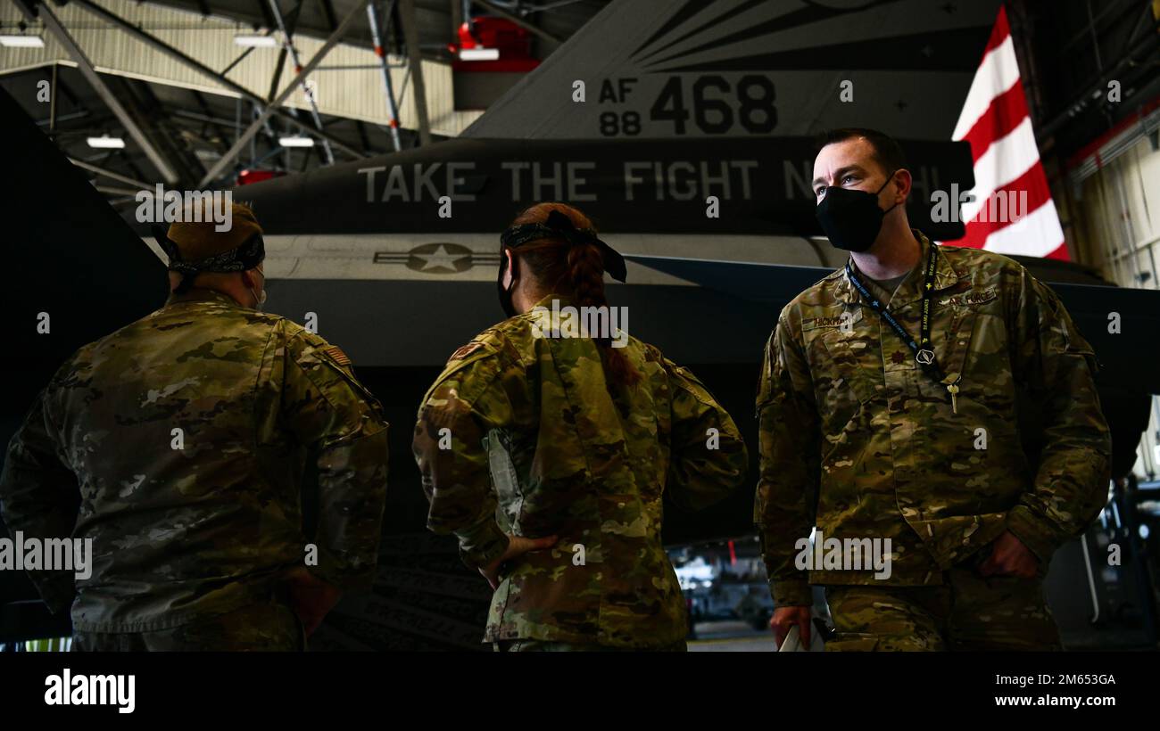 Maj. Christopher Hickman, 8th Aircraft Maintenance Squadron director of ...