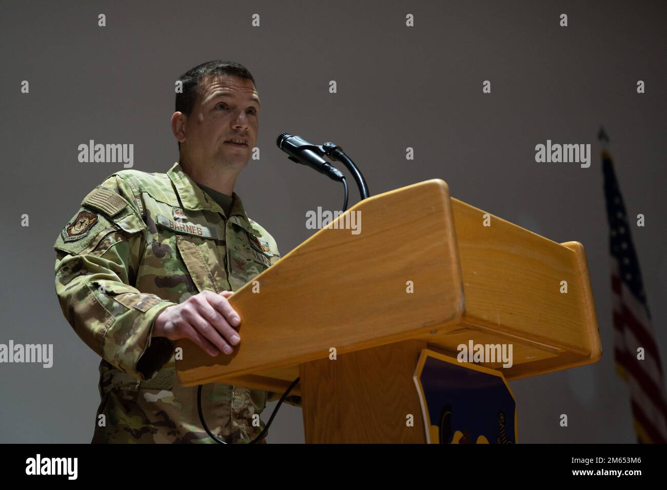 U.S. Air Force Col. Jason Barnes, commander of the 407th Air ...