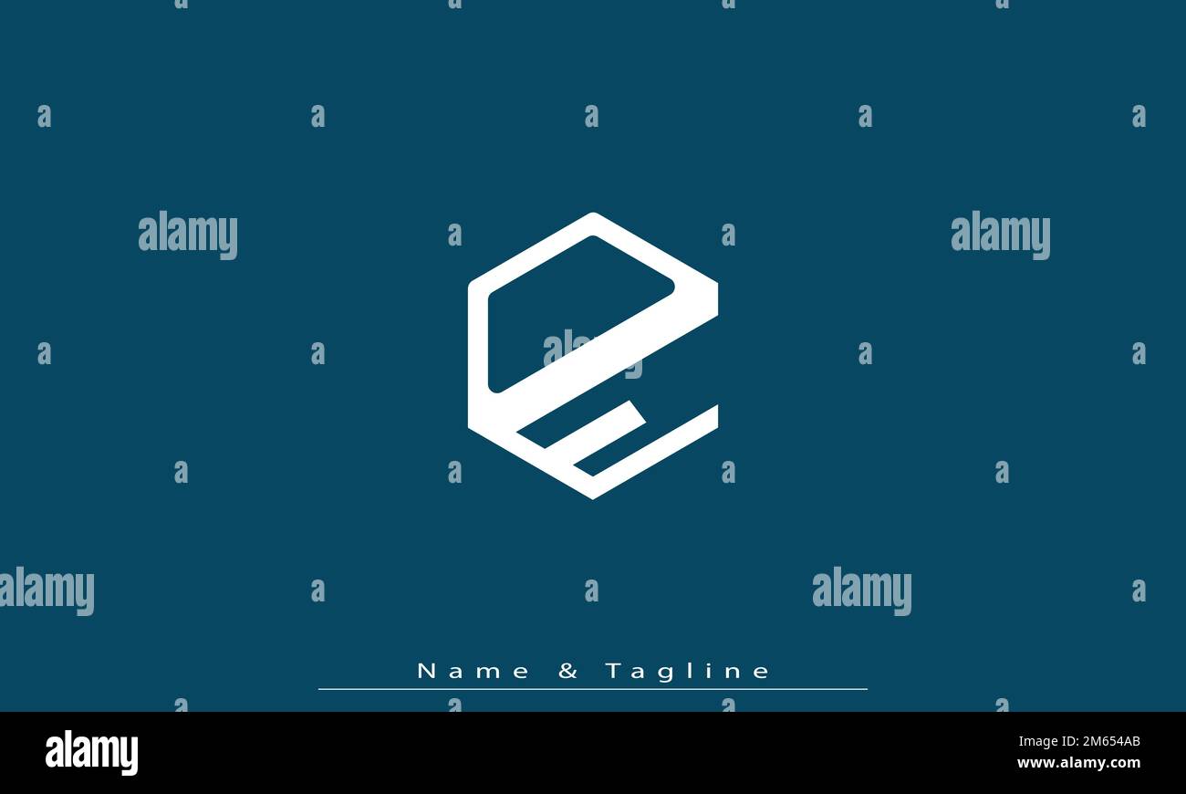 Alphabet letters Initials Monogram logo OE , EO Stock Vector Image ...