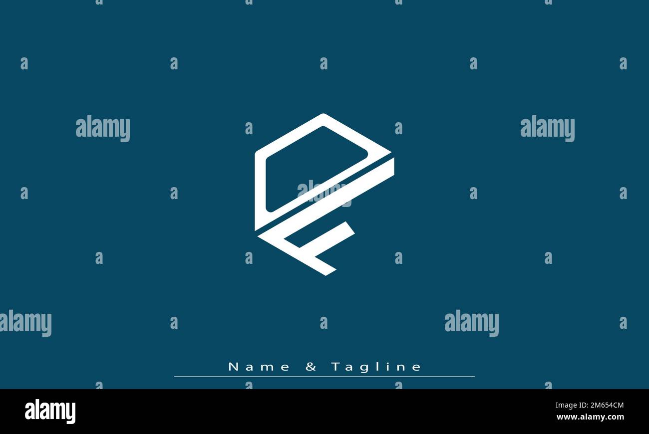 Alphabet letters Initials Monogram logo OF , FO Stock Vector Image ...