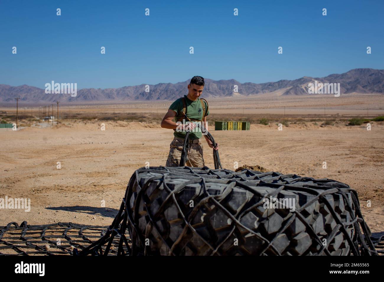 U.S. Marine Lance Cpl. Lazaro Cisneros Jr., a landing support ...