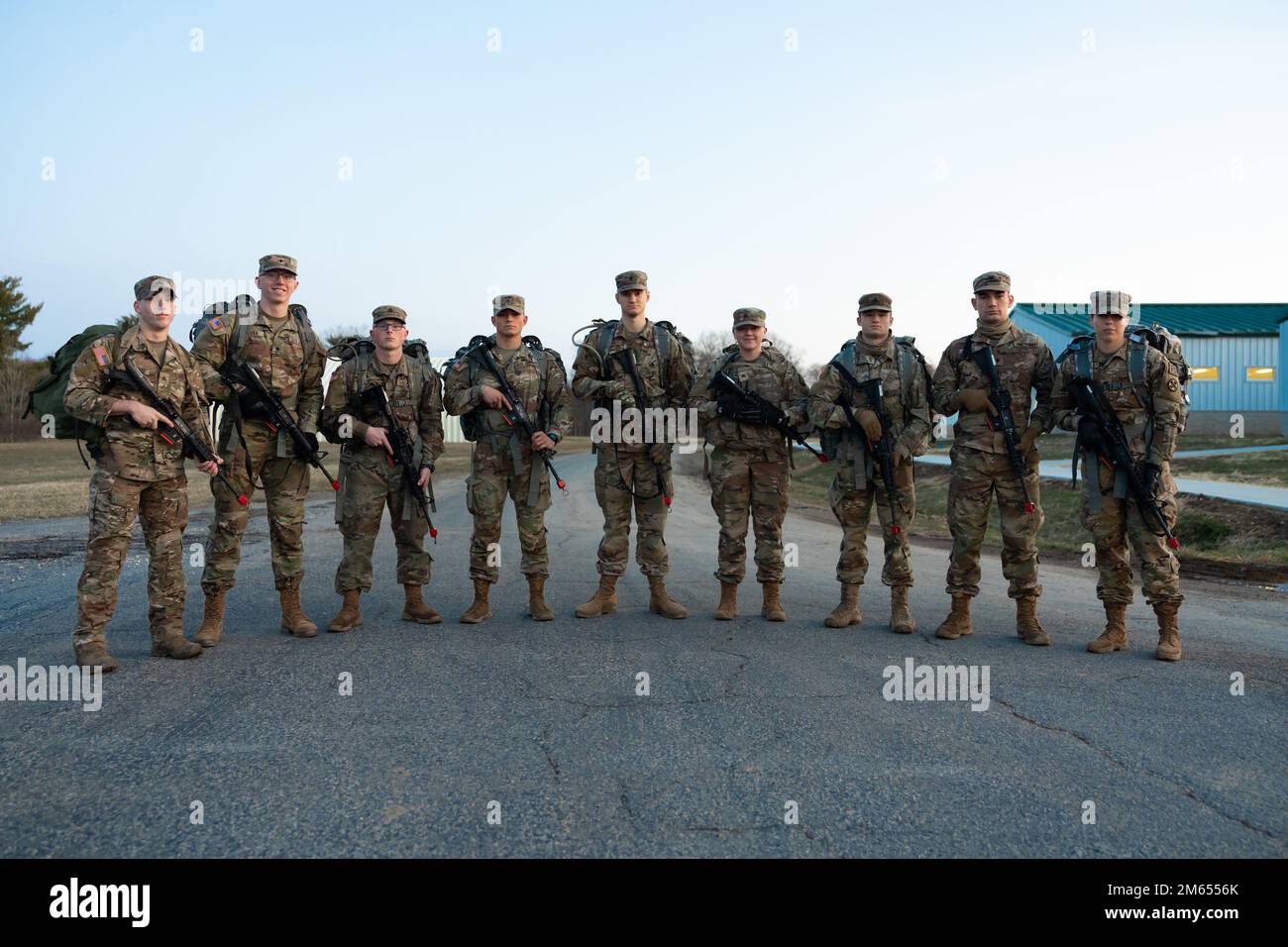 From left to right, Sgt. Christian Stafford, 37th Infantry Combat Team ...