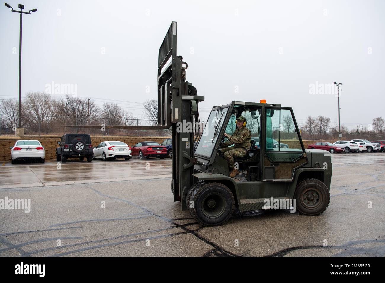 128th Air Refueling Wing air transportation specialist Senior Airman ...