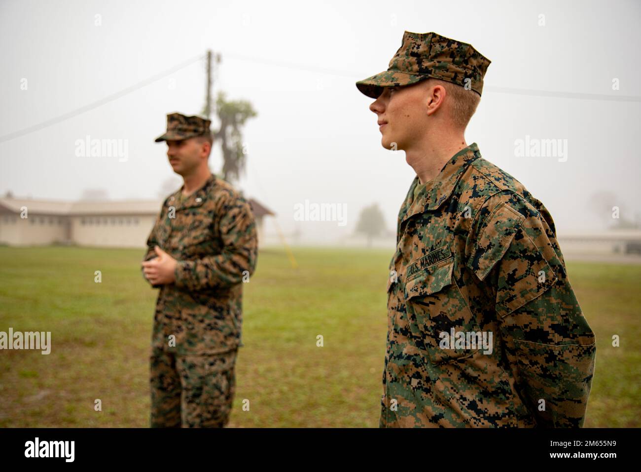 U.S. Marine Corps 1st. Lt. Douglas Hamilton, a platoon commander ...