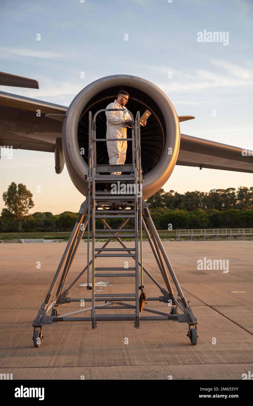 Staff Sgt. Austin Smith, 725th Air Mobility Squadron crew chief ...