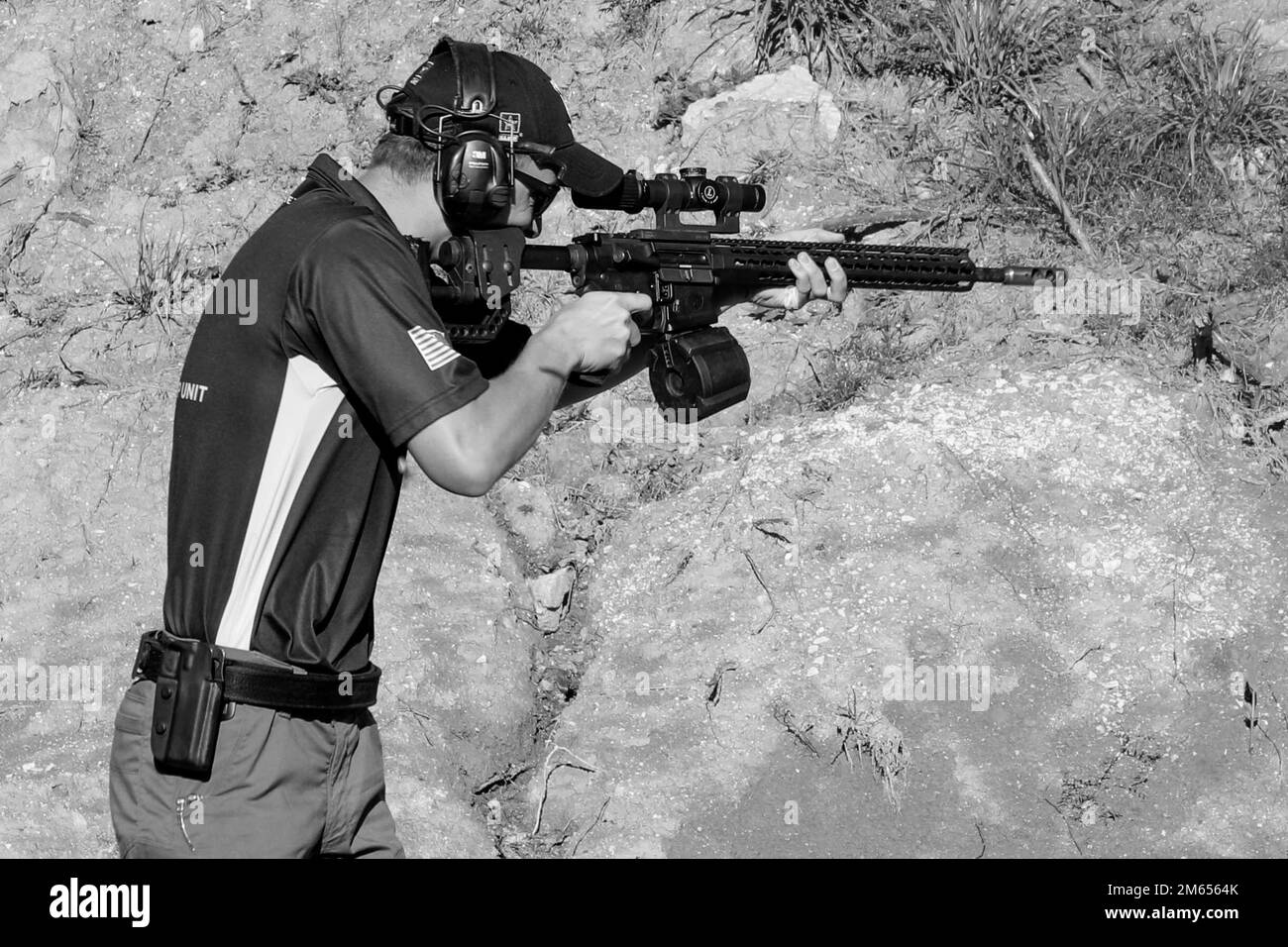 U.S. Army Marksmanship Unit Action Shooting Team member Sgt. Nate ...