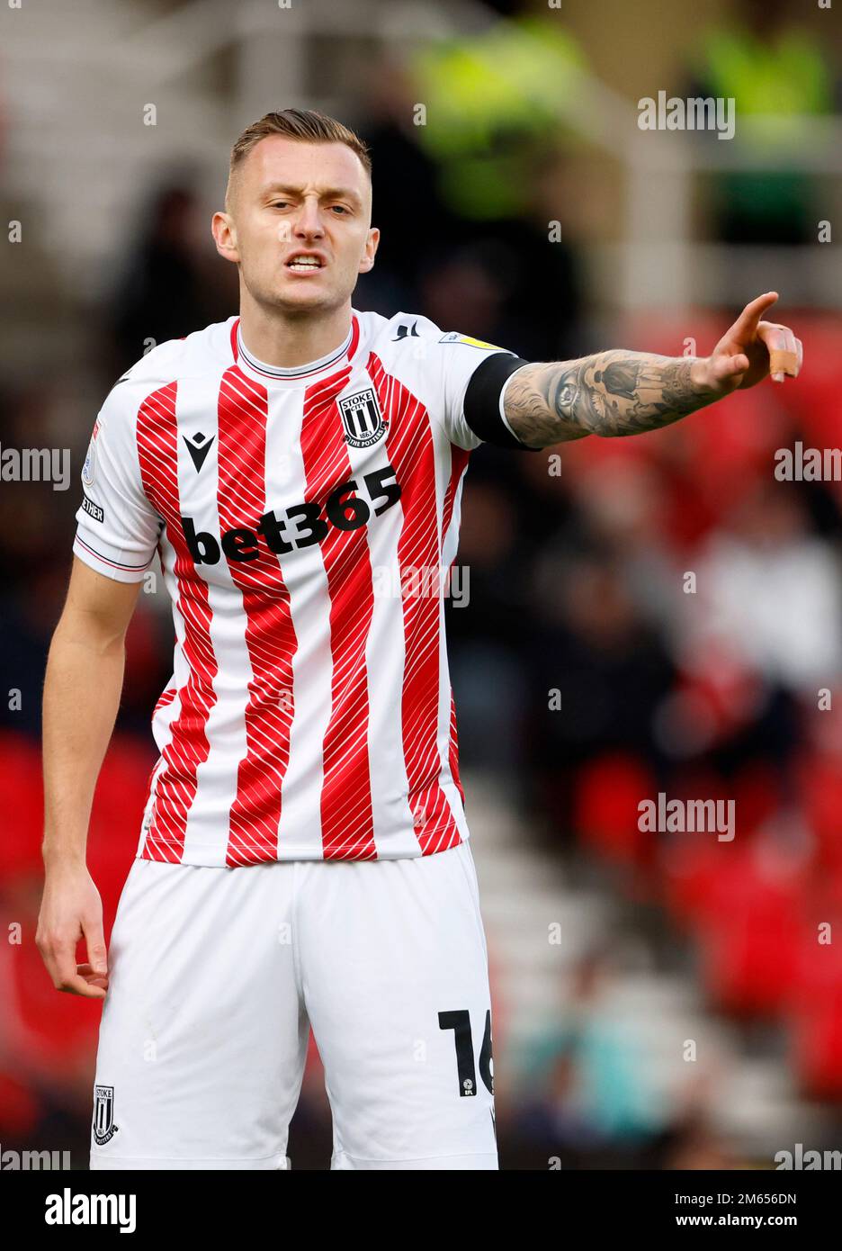 Stoke City's Ben Wilmot during the Sky Bet Championship match at the ...