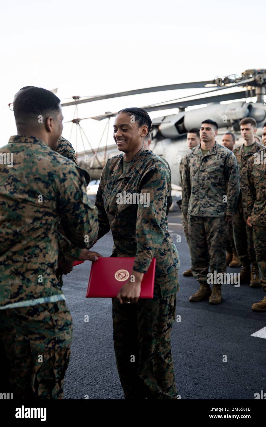 U.S. Marine Corps Cpl. Symone White, a network administrator with the ...