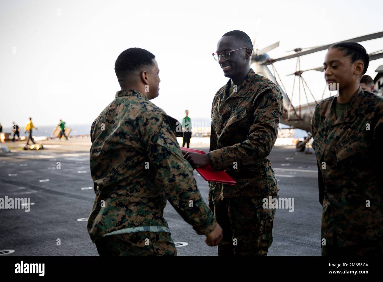 U.S. Marine Corps Cpl. Mujuni Menani, a data systems administrator with ...