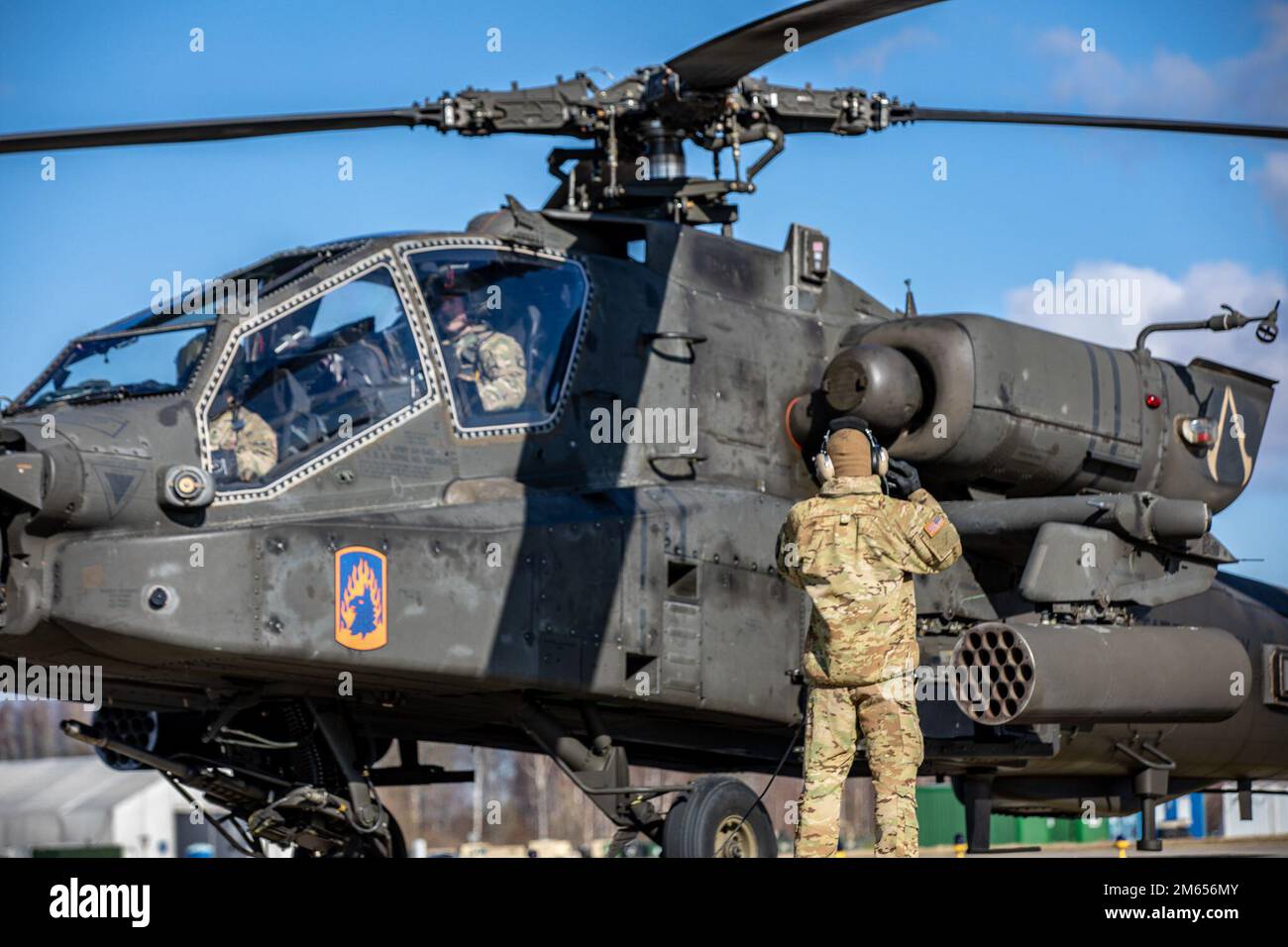 U.S. Army Spc. Ali Nasser, Apache helicopter repairer, assigned to ...