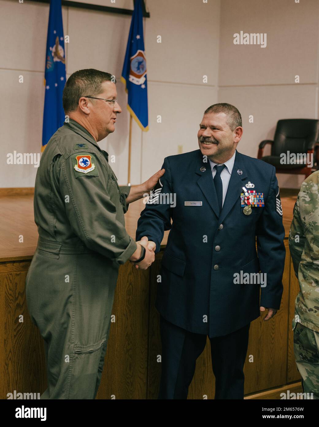 U.S. Air Force Master Sgt. Larry Tatro, 139th Force Support Squadron ...