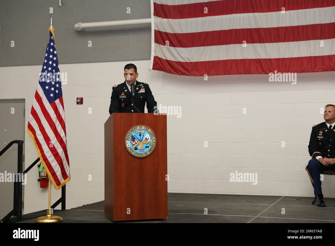Oklahoma National Guard Lt. Col. Barrett Alexander, commander of the ...