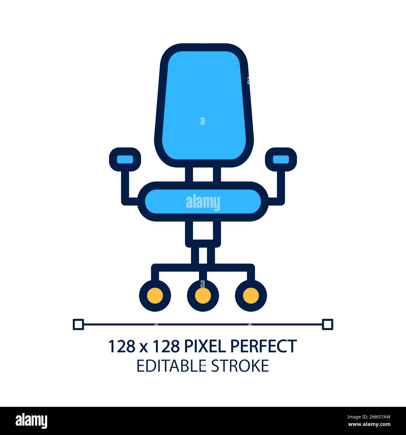 Office chair work image outline Cut Out Stock Images & Pictures - Alamy