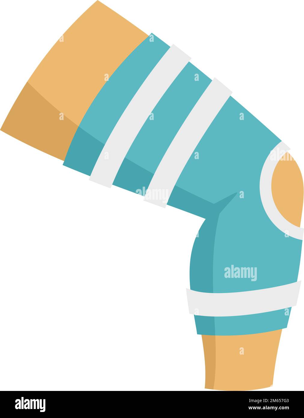 Knee cast Cut Out Stock Images & Pictures - Alamy