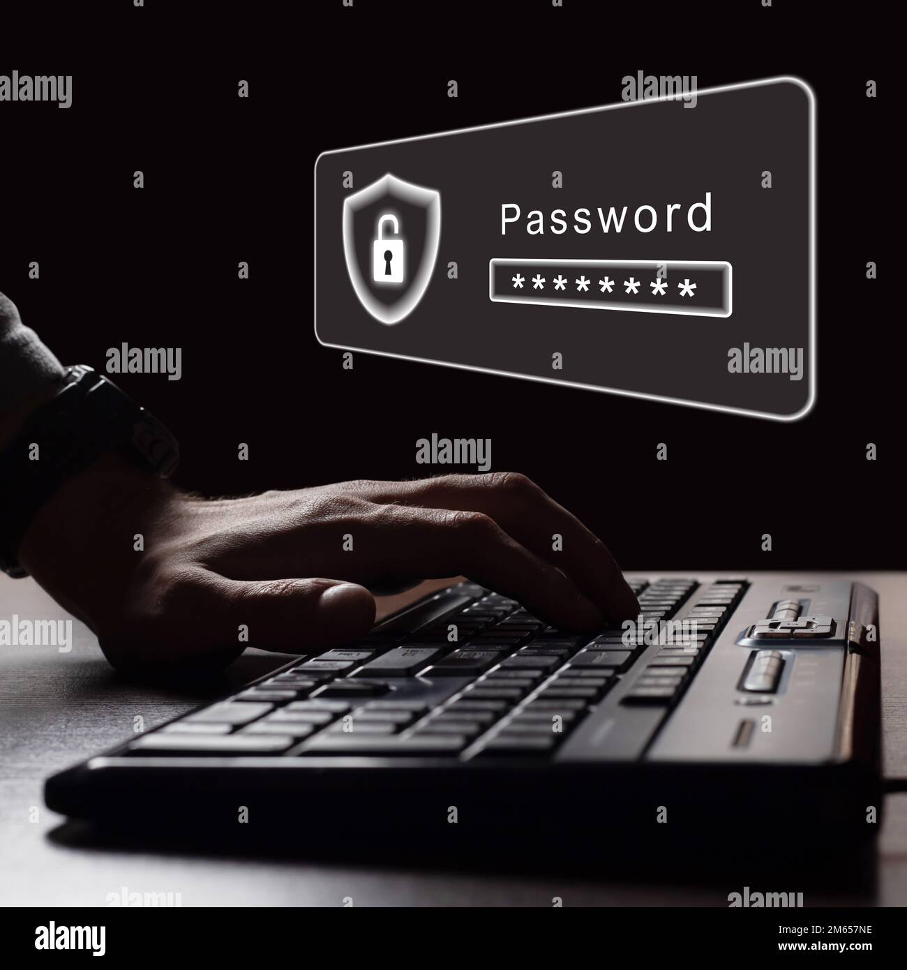 Hands laptop hack hi-res stock photography and images - Alamy