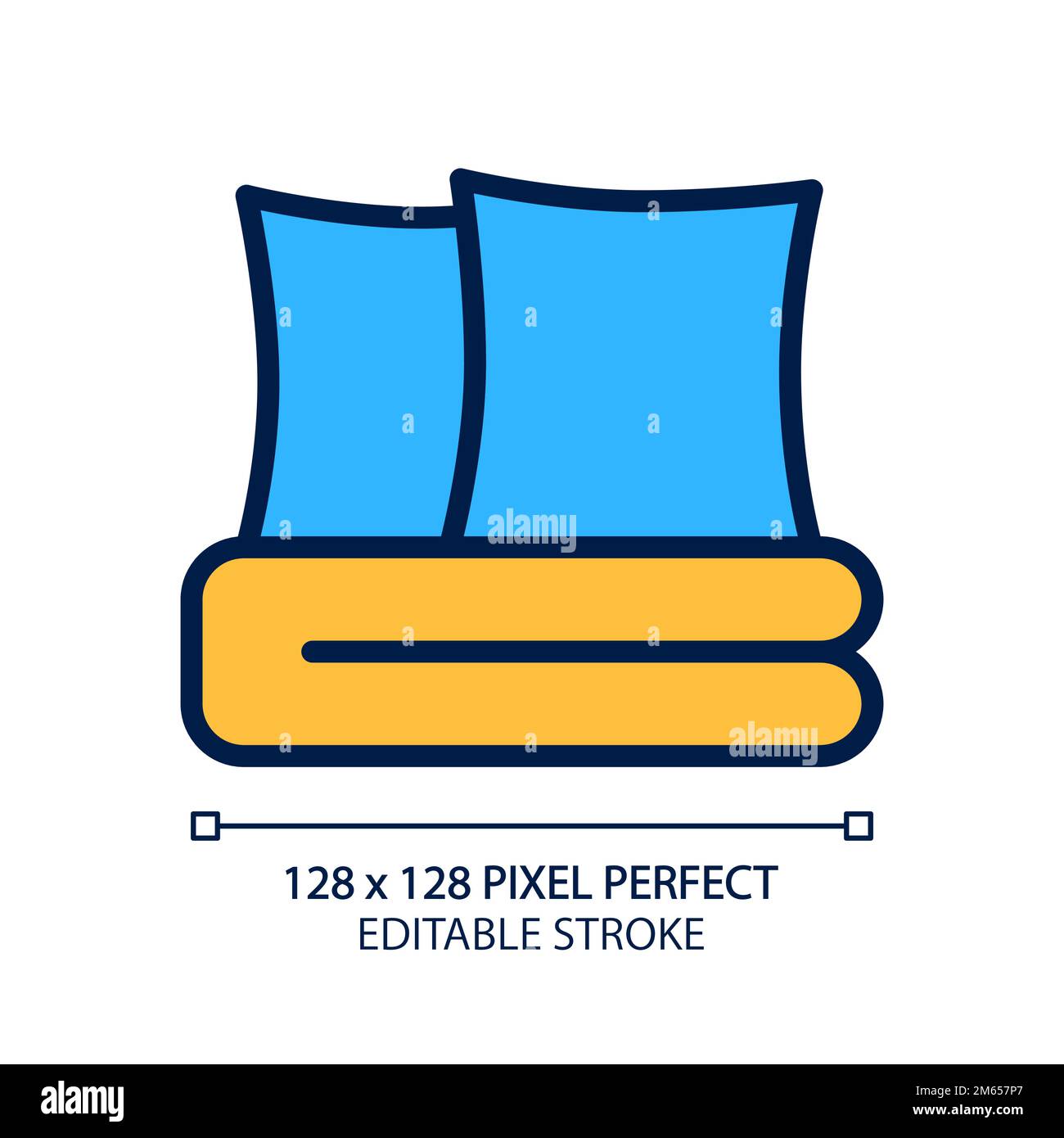 Comforter bed Stock Vector Images - Alamy