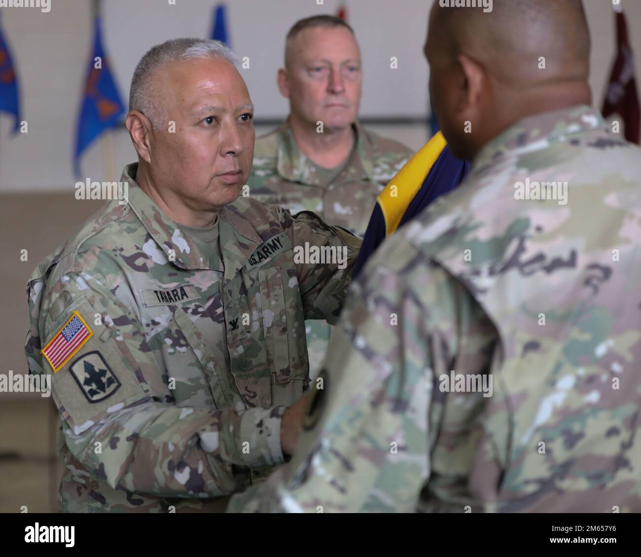 Hawaii Army National Guard (HIARNG) Col. Tyson Y. Tahara, outgoing ...