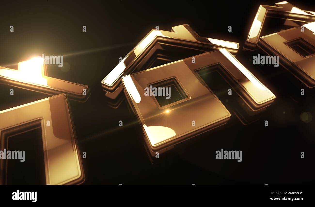 Smart home network system, house remote control and iot golden metal ...