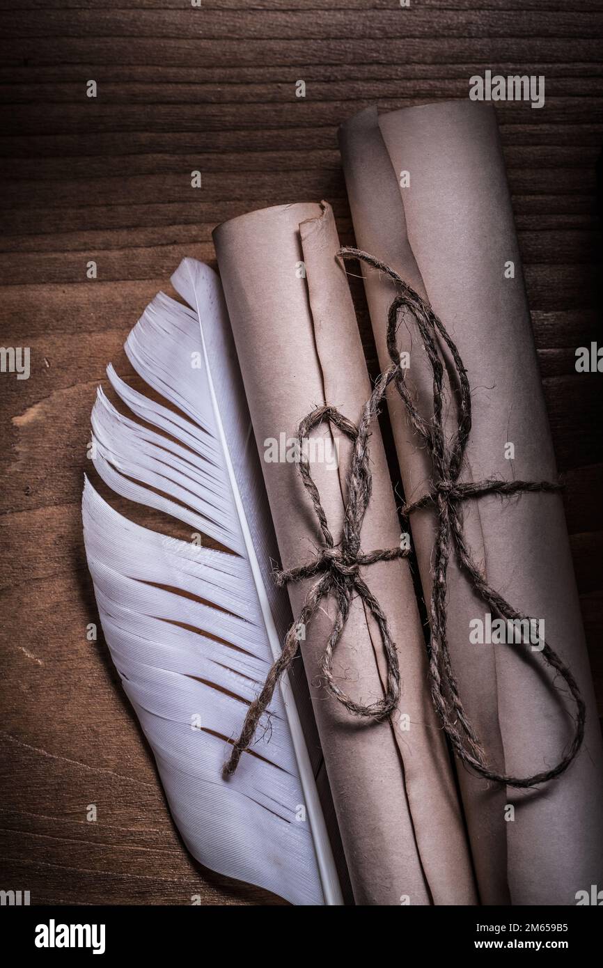 Rolled up paper hi-res stock photography and images - Alamy