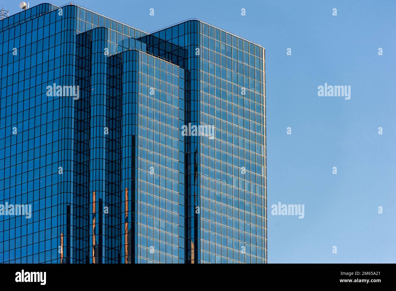Boston Skyscraper. Glass Reflection. Background. Massachusetts, USA ...