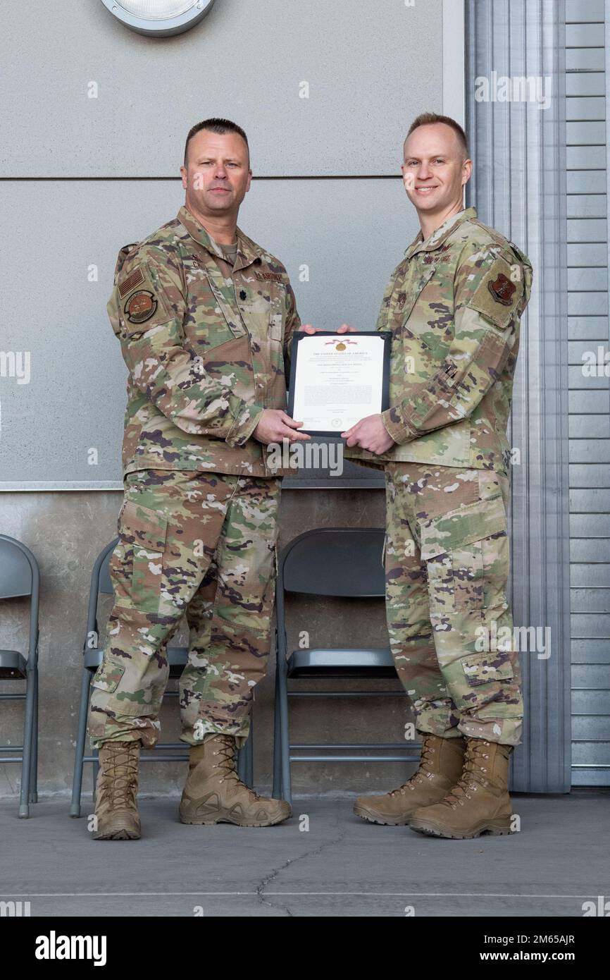 Lt. Col. Shaun Cruze, commander 152nd Logistics Readiness Squadron ...