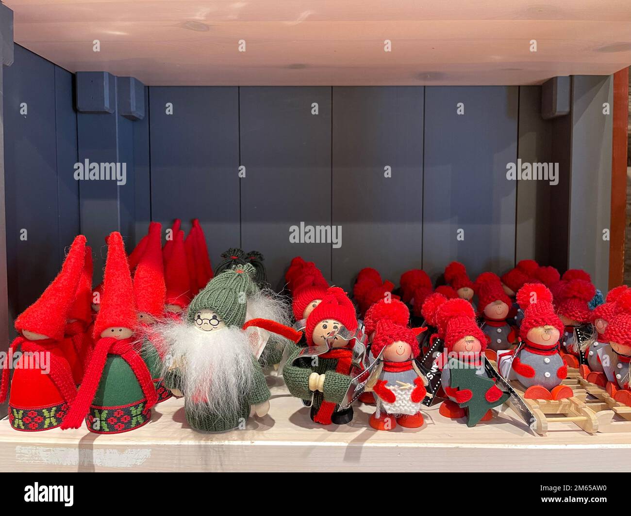 Souvenirs in a local shop in Skansen , the Swedish museum Stock Photo ...